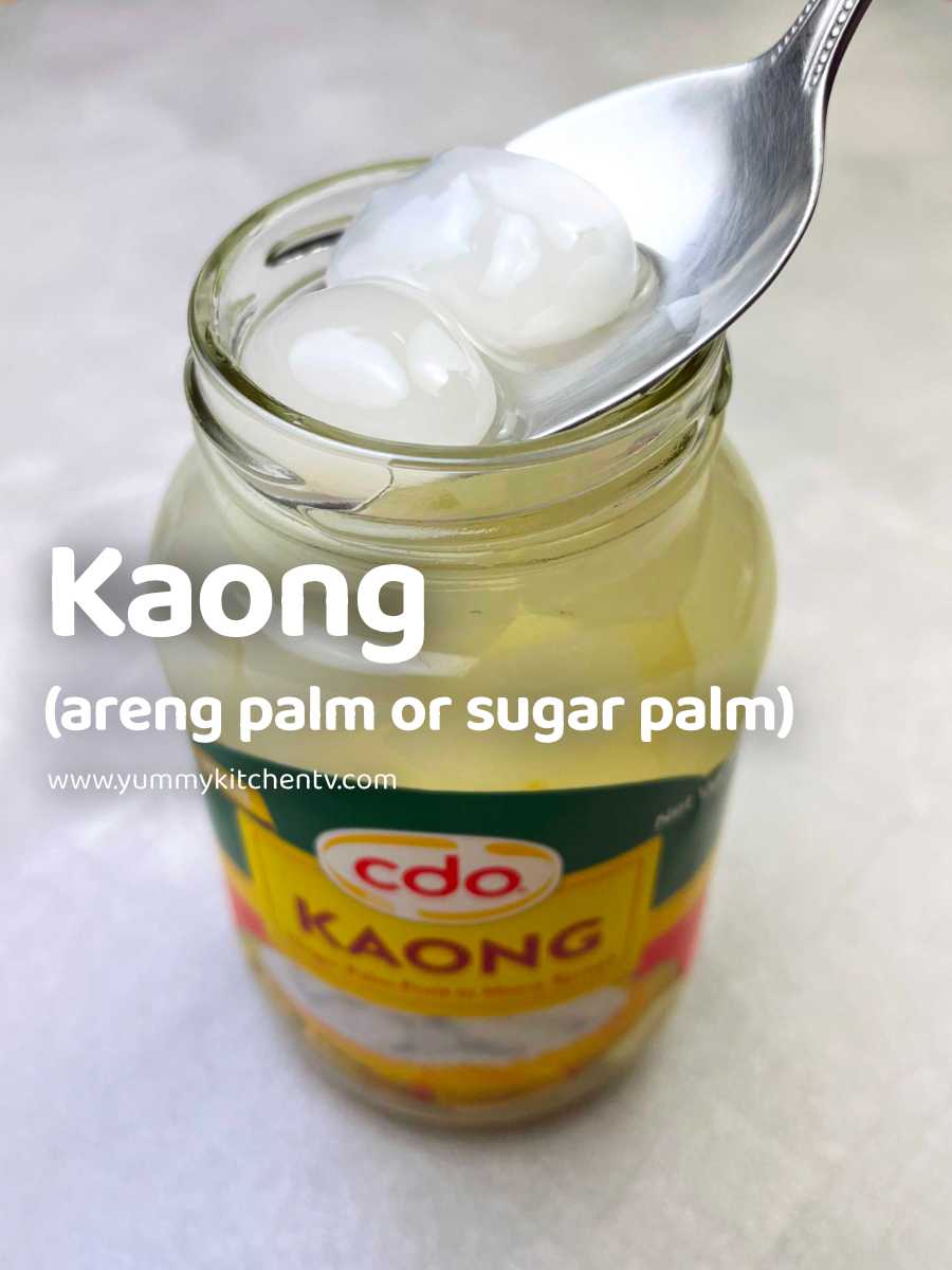 Kaong (also called the Areng Palm or Sugar Palm) - Yummy Kitchen