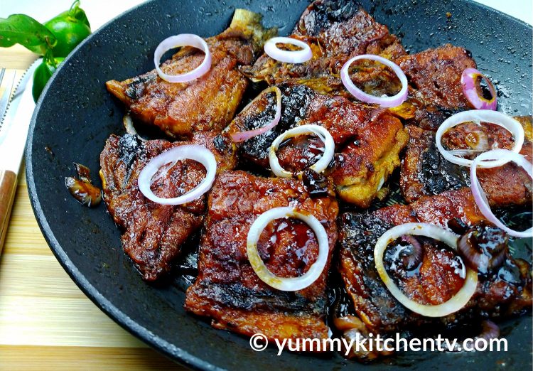Milkfish Steak - A Sauce-y and Savory way to enjoy Milkfish - Yummy Kitchen