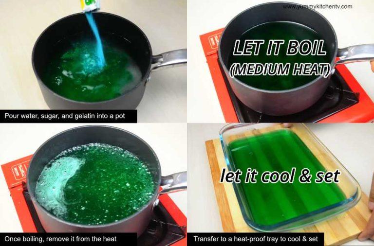 Buko Pandan - A deliciously creamy vibrant dessert - Yummy Kitchen