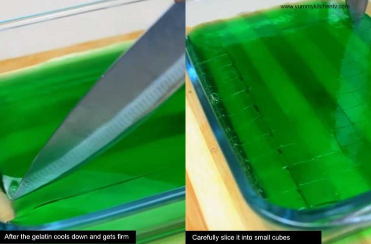 Buko Pandan - A deliciously creamy vibrant dessert - Yummy Kitchen