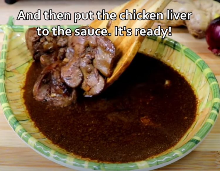 Adobong Atay ng Manok (Chicken Liver Adobo) - Yummy Kitchen