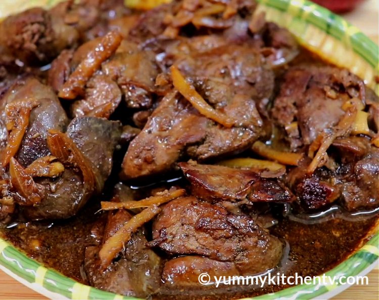 Ginisang Repolyo with Atay - Stir-fried Cabbage with Chicken Liver ...