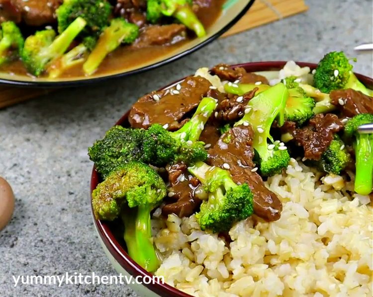 Beef Broccoli - Yummy Kitchen