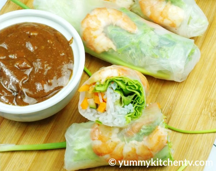 Shrimp Spring Rolls - Yummy Kitchen