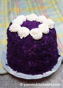 Ube Cake ala Red Ribbon - Yummy Kitchen