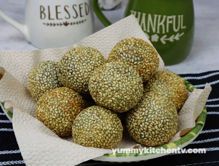 Ube Cheese Buchi - Yummy Kitchen