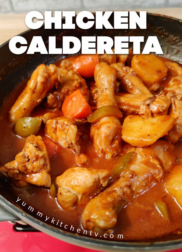 Chicken Caldereta (a hearty Filipino chicken stew) - Yummy Kitchen