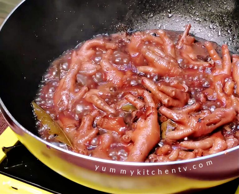 Chicken Feet Humba - Yummy Kitchen