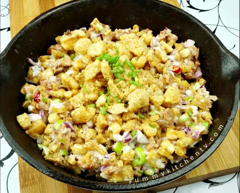 Tuna Sisig with Crispy Tofu - Yummy Kitchen