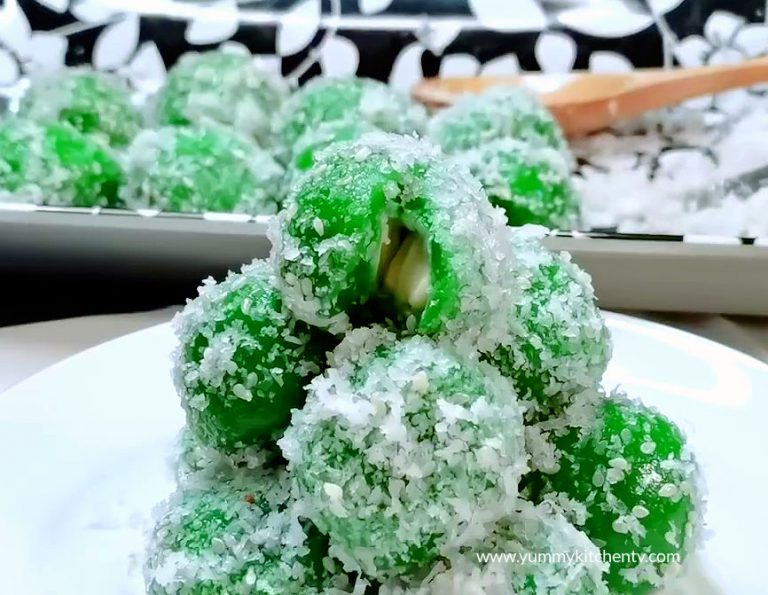 Buko Pandan Palitaw Balls - Yummy Kitchen