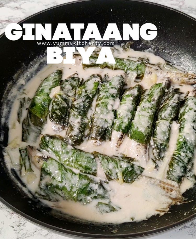 Ginataang Biya - Yummy Kitchen