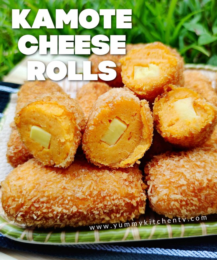 Kamote Cheese Rolls - Yummy Kitchen