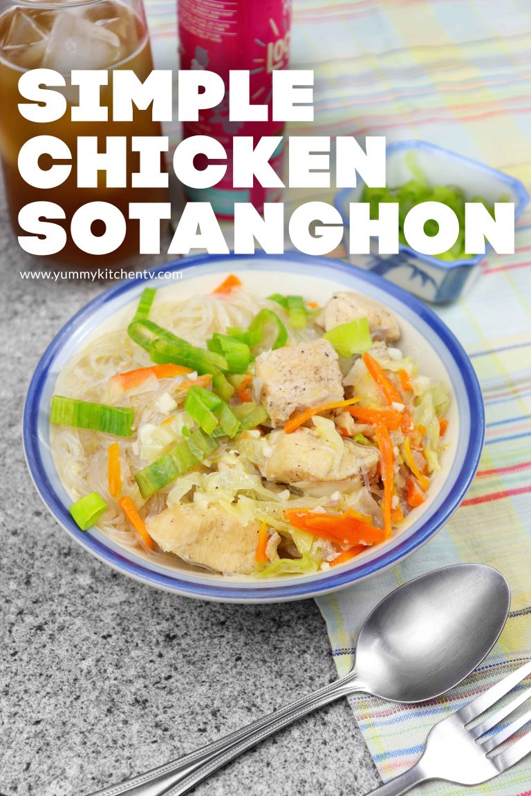 Simple Chicken sotanghon-warm and homey-Yummy Kitchen