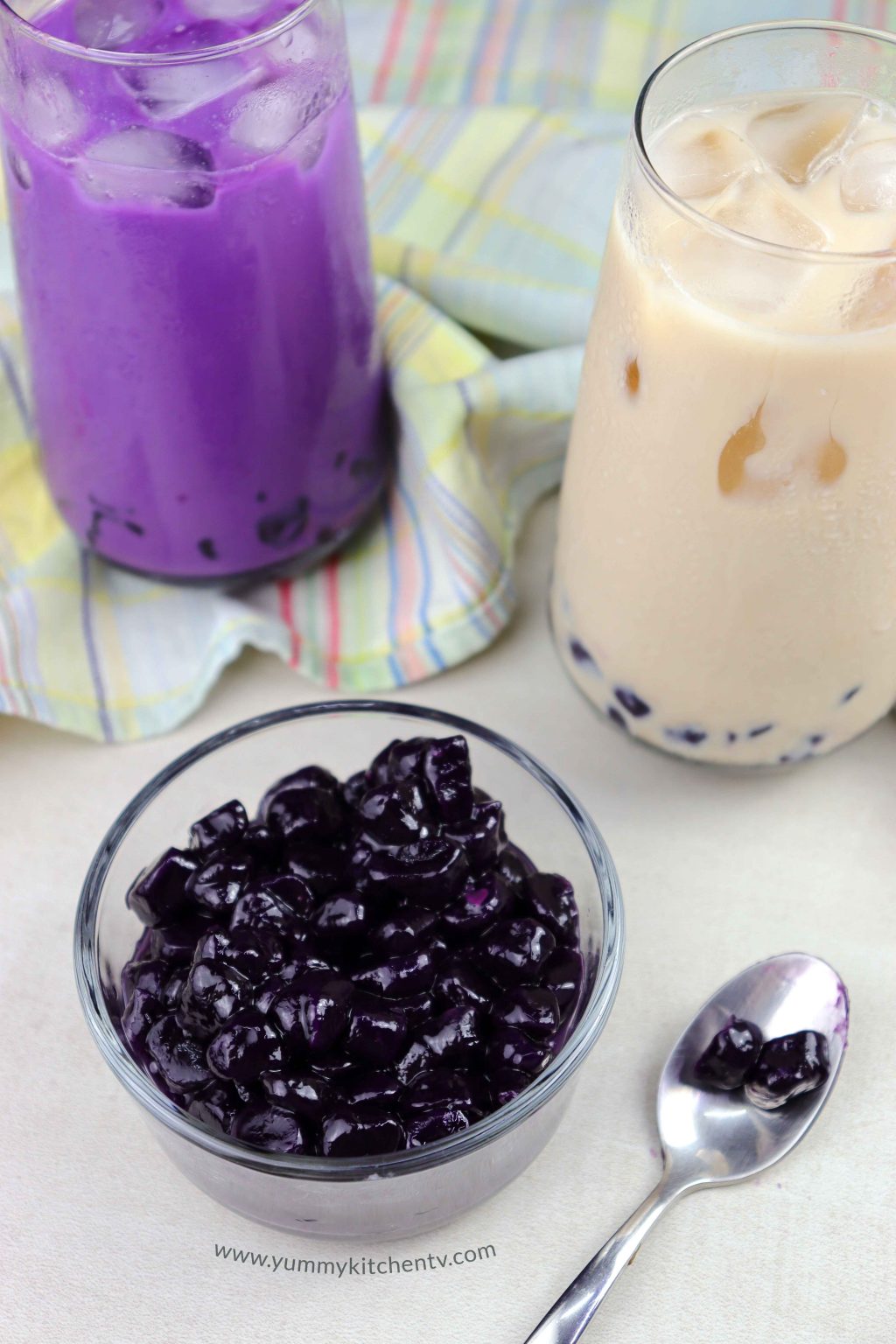 Ube Milk Tea - Yummy Kitchen