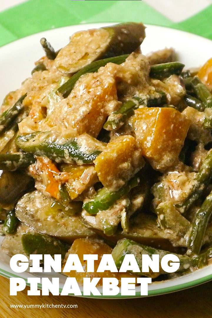 Ginataang Pinakbet -creamy, nutty, and healthy- Yummy Kitchen