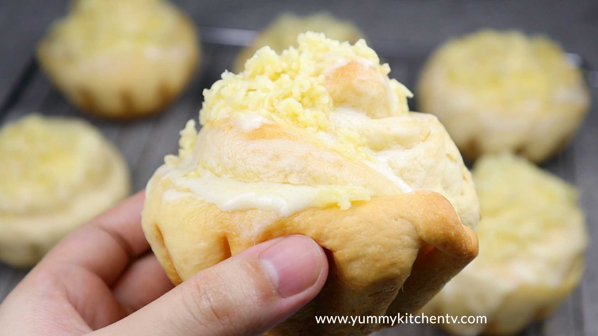 Ensaymada -soft, fluffy, sweet and creamy buns- Yummy Kitchen