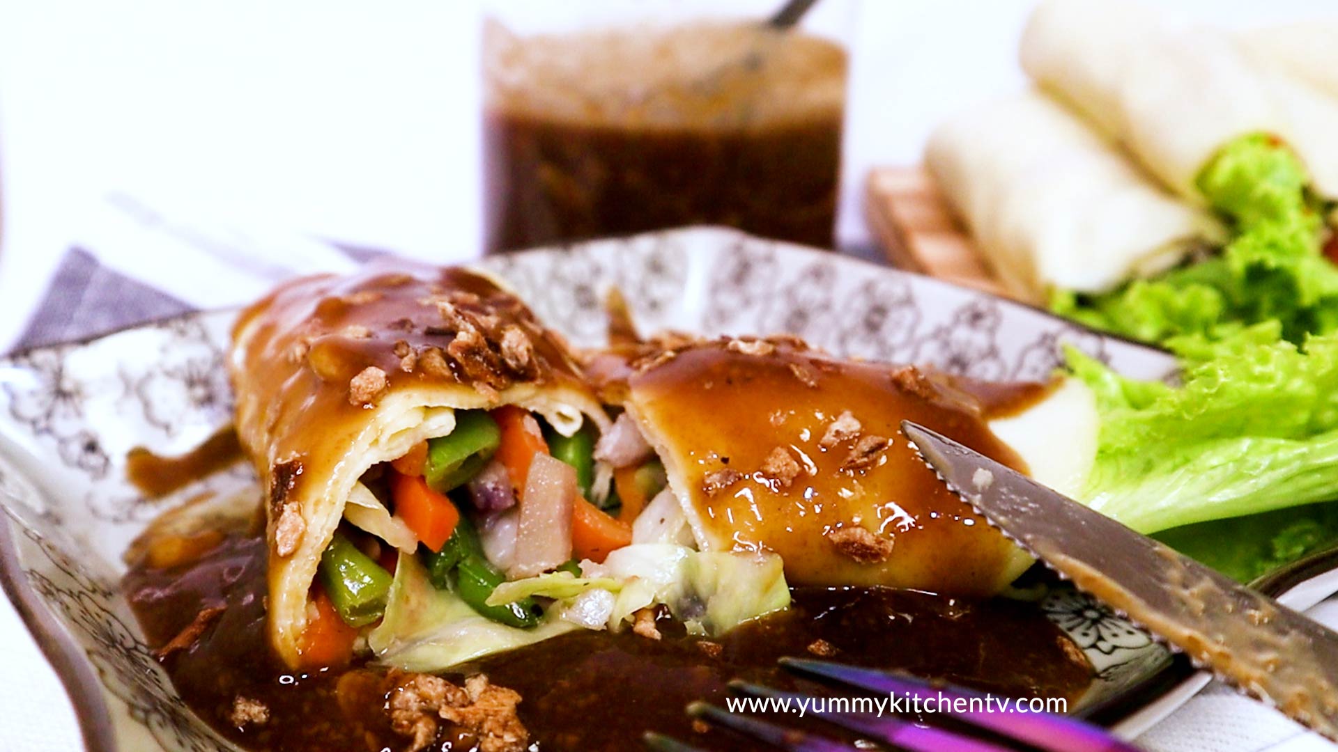 Fresh Spring Rolls with Homemade Wrapper - Yummy Kitchen