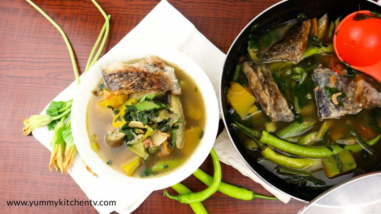Dinengdeng with Fried Tilapia -delightful veggie dish- Yummy Kitchen