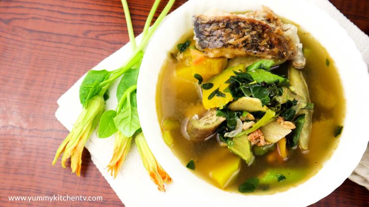 Dinengdeng with Fried Tilapia -delightful veggie dish- Yummy Kitchen