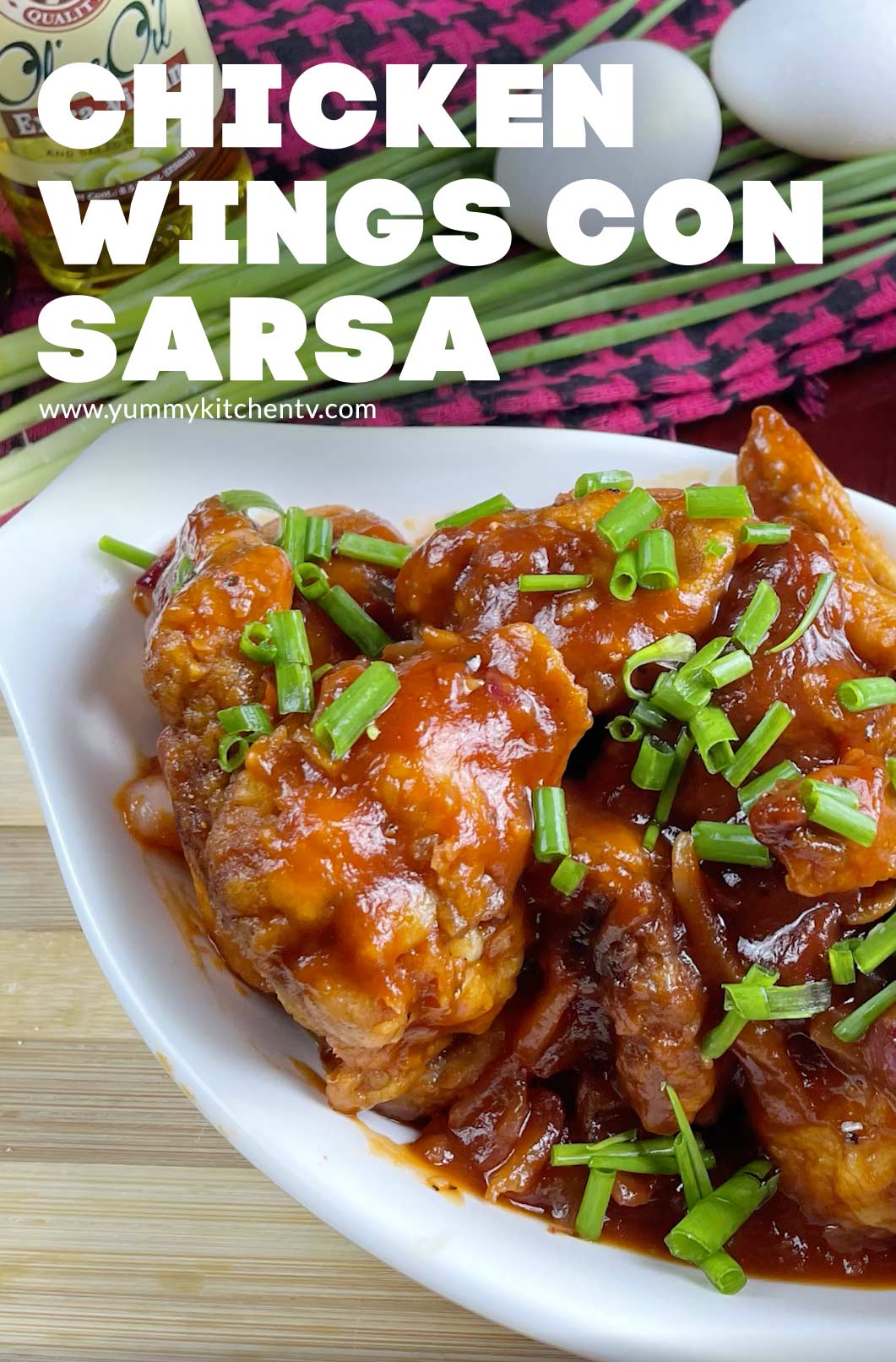 Chicken Wings con Sarsa - a delightful pariring to any dish-Yummy Kitchen