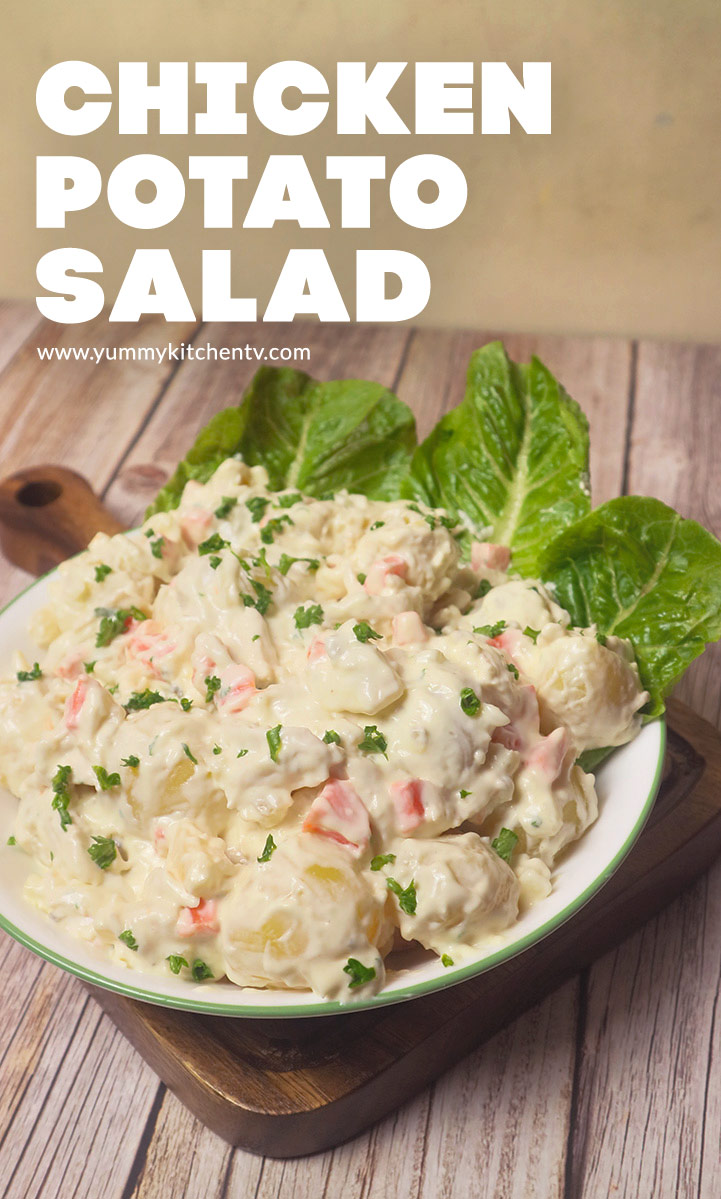 Filipino Chicken Potato Salad - creamy, simple and easy