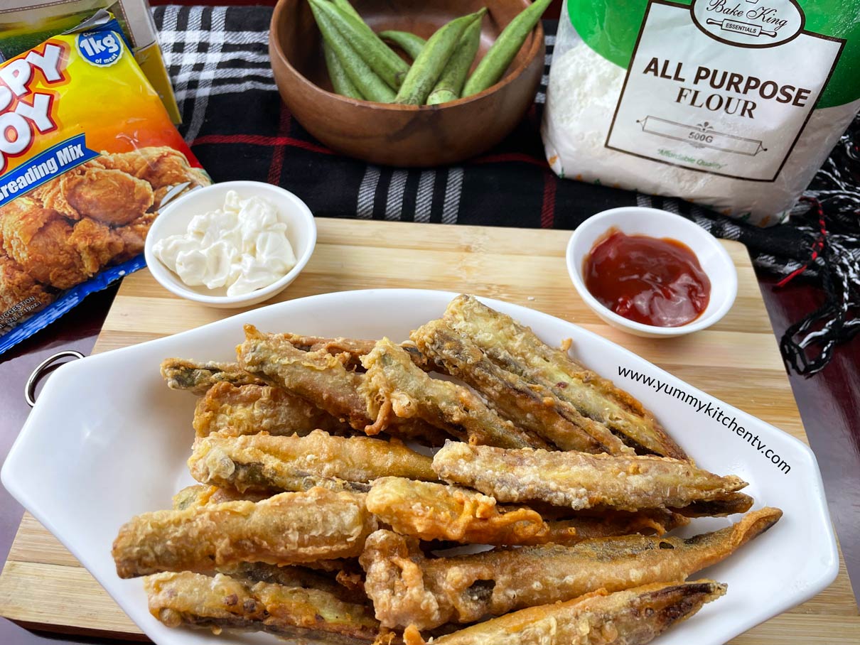 Crispy Okra- simple, easy, and delicious -Yummy Kitchen