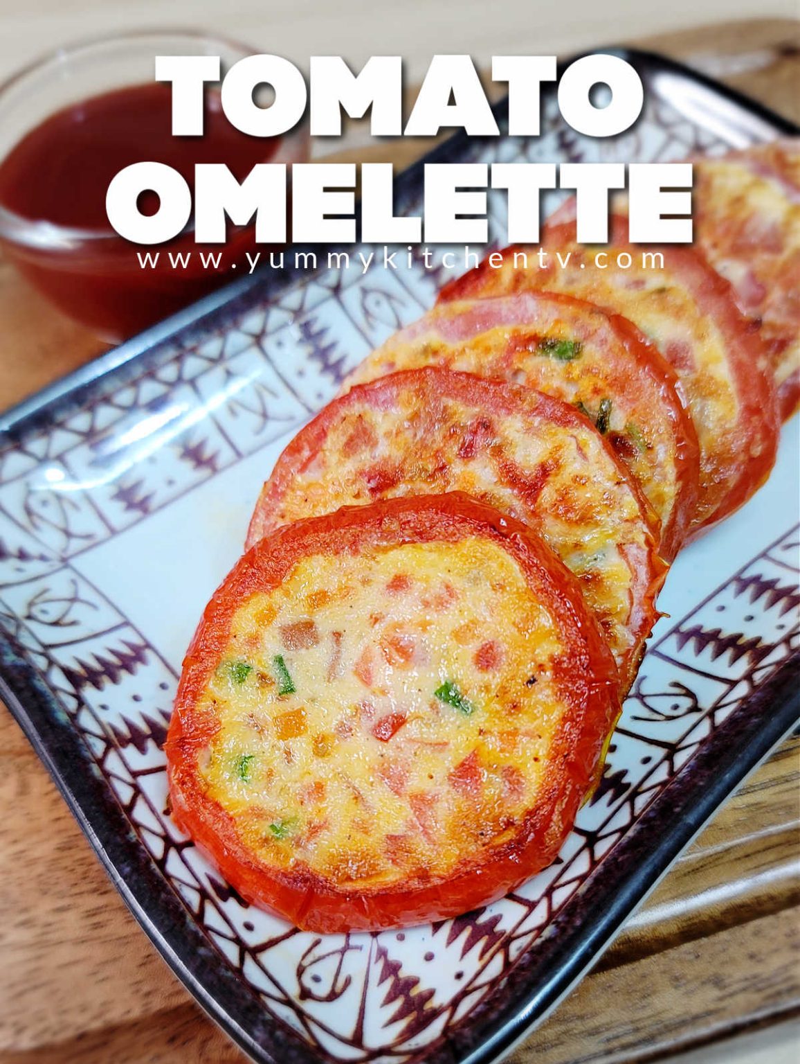 Tomato Omelette - Yummy Kitchen