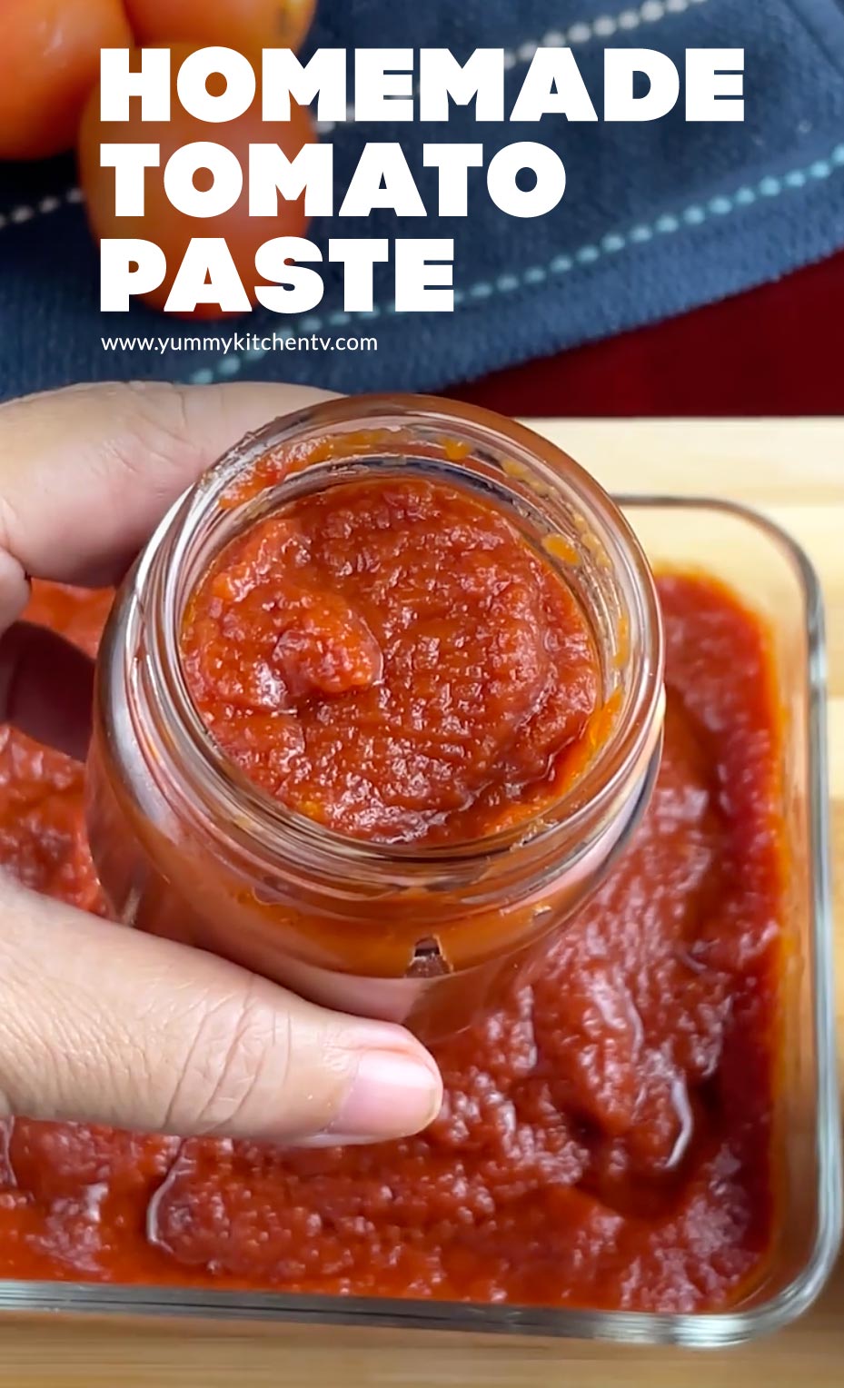 Homemade Tomato Paste - Yummy Kitchen