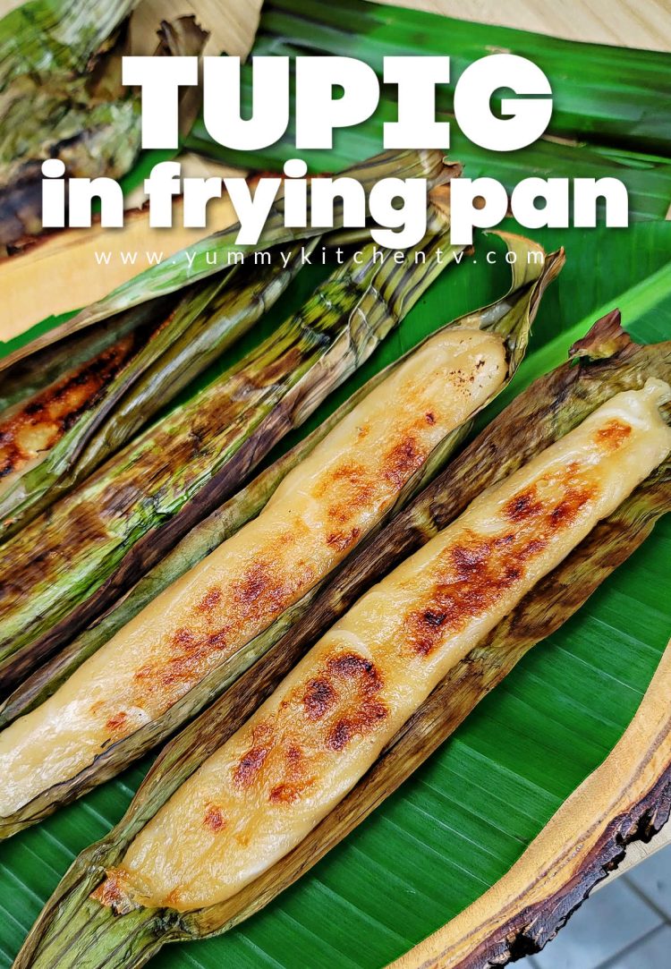 Tupig in Frying Pan - Yummy Kitchen