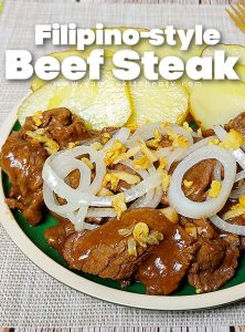 Beef Steak (Bistek) - Yummy Kitchen