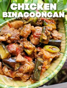 Chicken Binagoongan - Yummy Kitchen