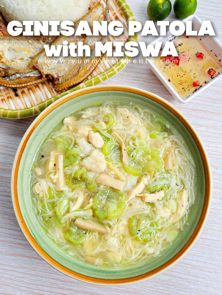 Ginisang Patola with Miswa - Yummy Kitchen