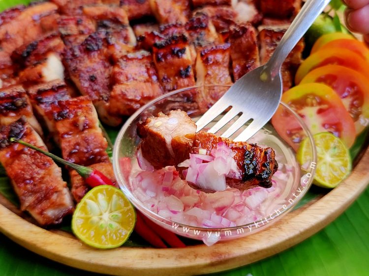 Inihaw na Liempo (Grilled Pork Belly) - Yummy Kitchen