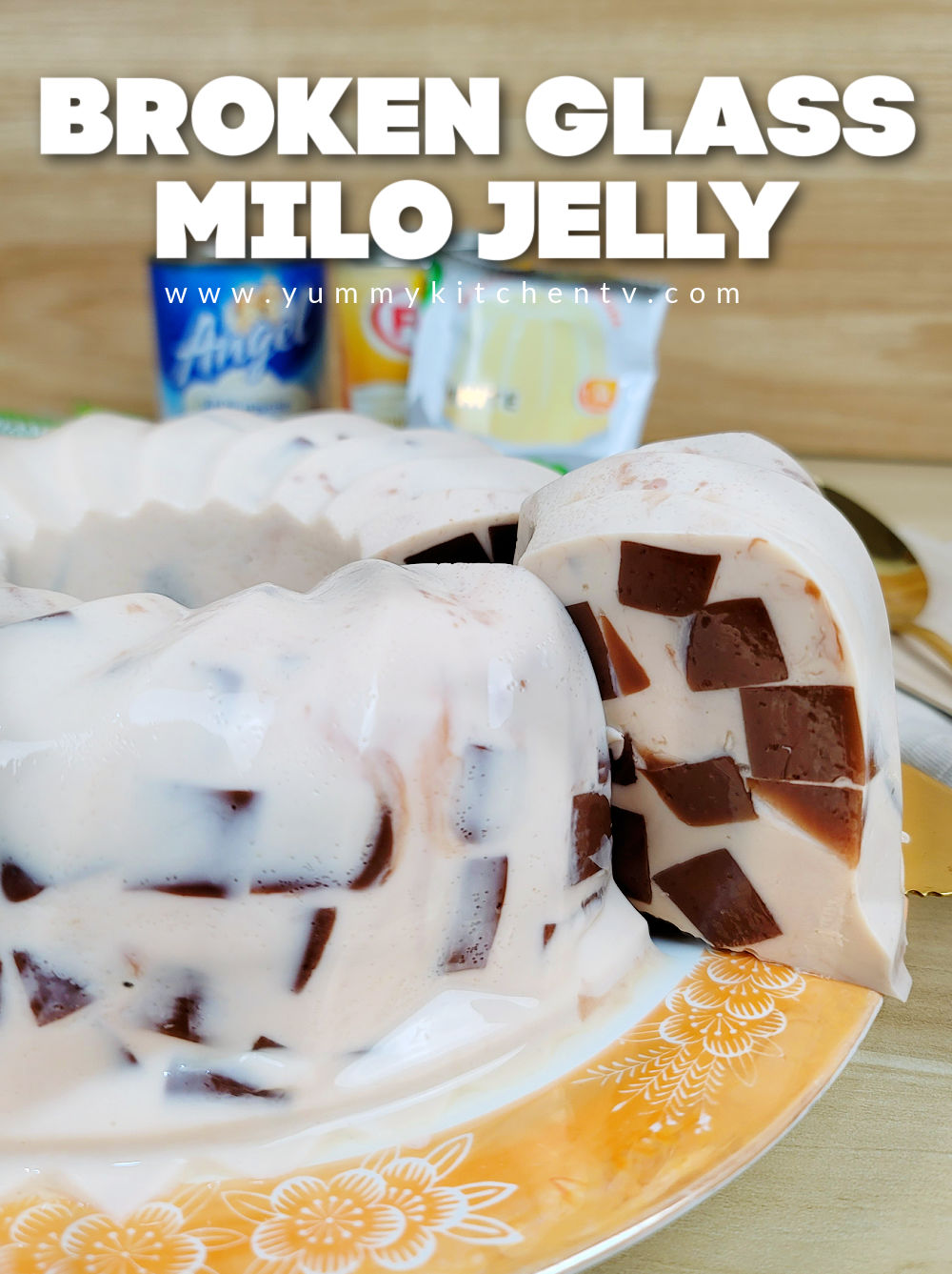 Broken Glass Jelly Pudding - Yummy Kitchen