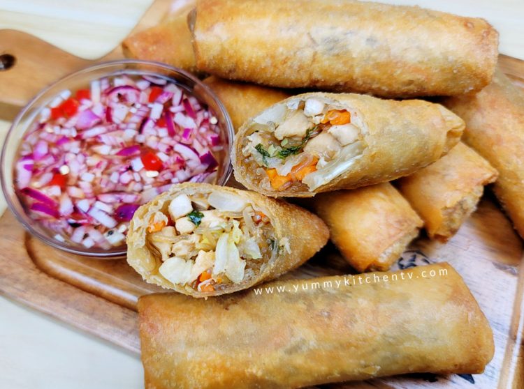 Dynamite Lumpia - A Crunchy, Spicy, Filipino Snack - Yummy Kitchen