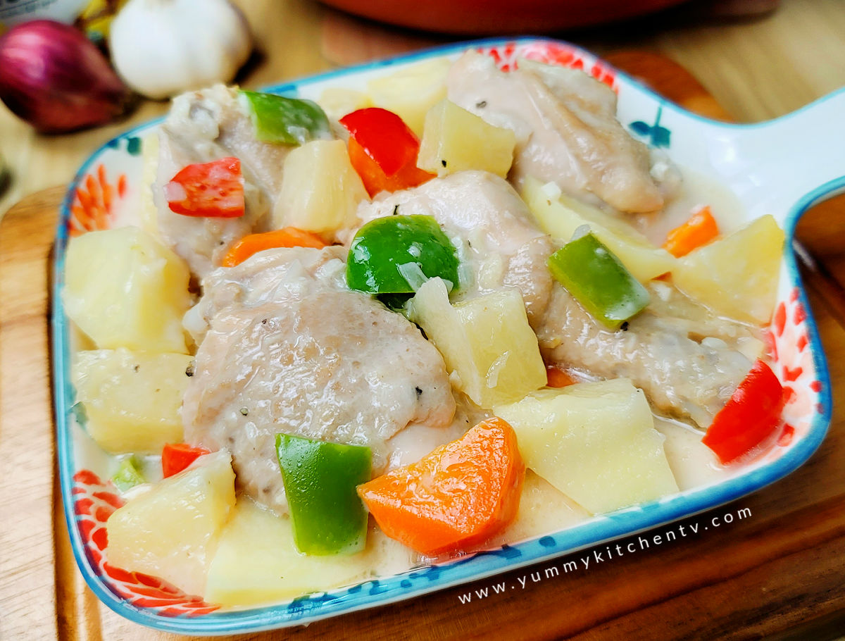 Pininyahang Manok with Gata - Yummy Kitchen