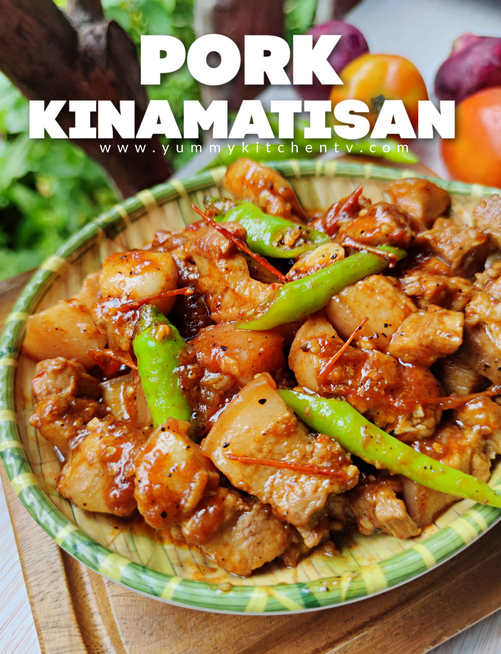 Kinamatisang Baboy (Filipino Pork Soup with Tomatoes) - Yummy Kitchen