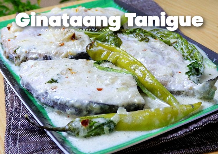 Ginataang Tanigue - Yummy Kitchen