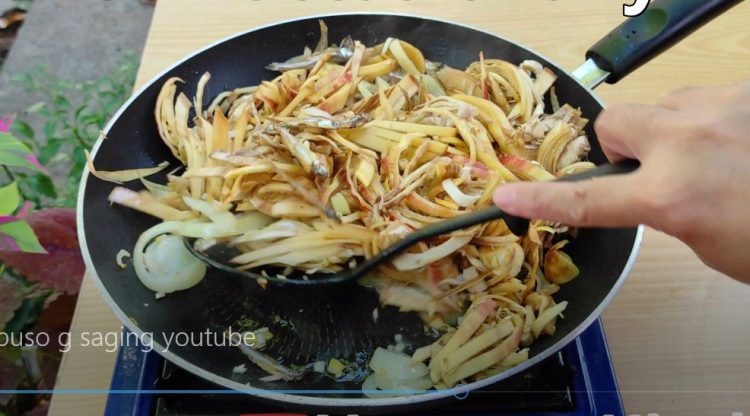 Ginataang Puso ng Saging - Yummy Kitchen