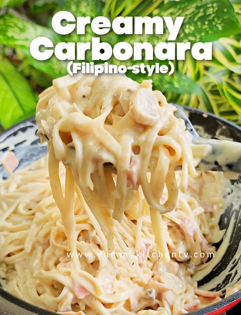 Creamy Carbonara - Yummy Kitchen