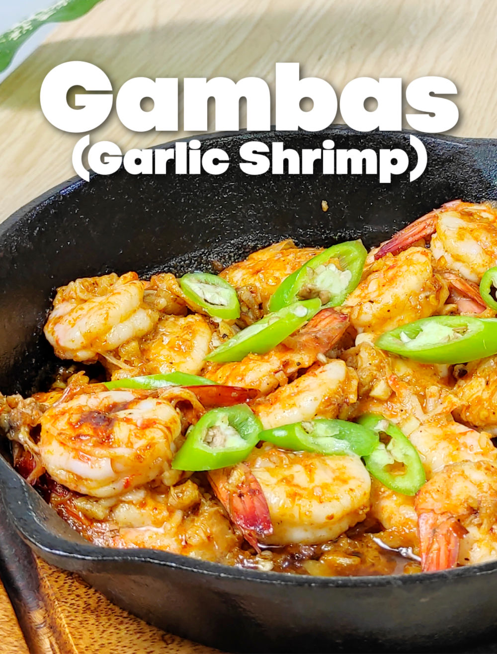Sizzling Gambas al ajillo (Garlic Shrimp) - Yummy Kitchen