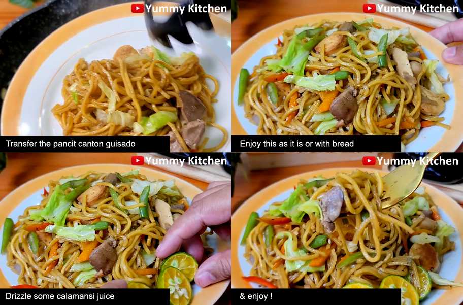 Pancit Canton Guisado | Easy Filipino Stir-Fried Noodles Recipe - Yummy ...