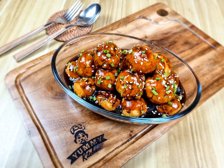 Teriyaki Tofu Balls - Yummy Kitchen