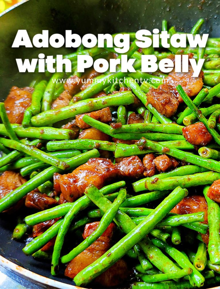 Adobong Sitaw - Yummy Kitchen