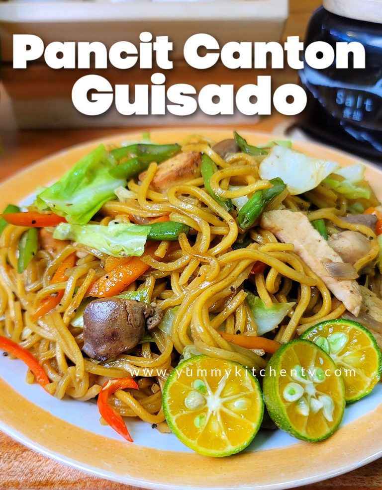 Pancit Canton Guisado | Easy Filipino Stir-Fried Noodles Recipe - Yummy Kitchen