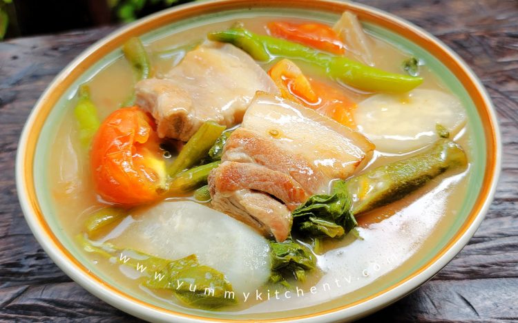 Sinigang na Bangus - A healthy Sour Filipino Fish Soup - Yummy Kitchen