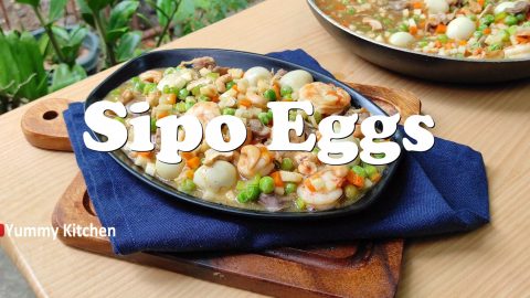 How to Cook Sipo Eggs | Creamy Filipino Dish with Quail Eggs & Shrimp ...