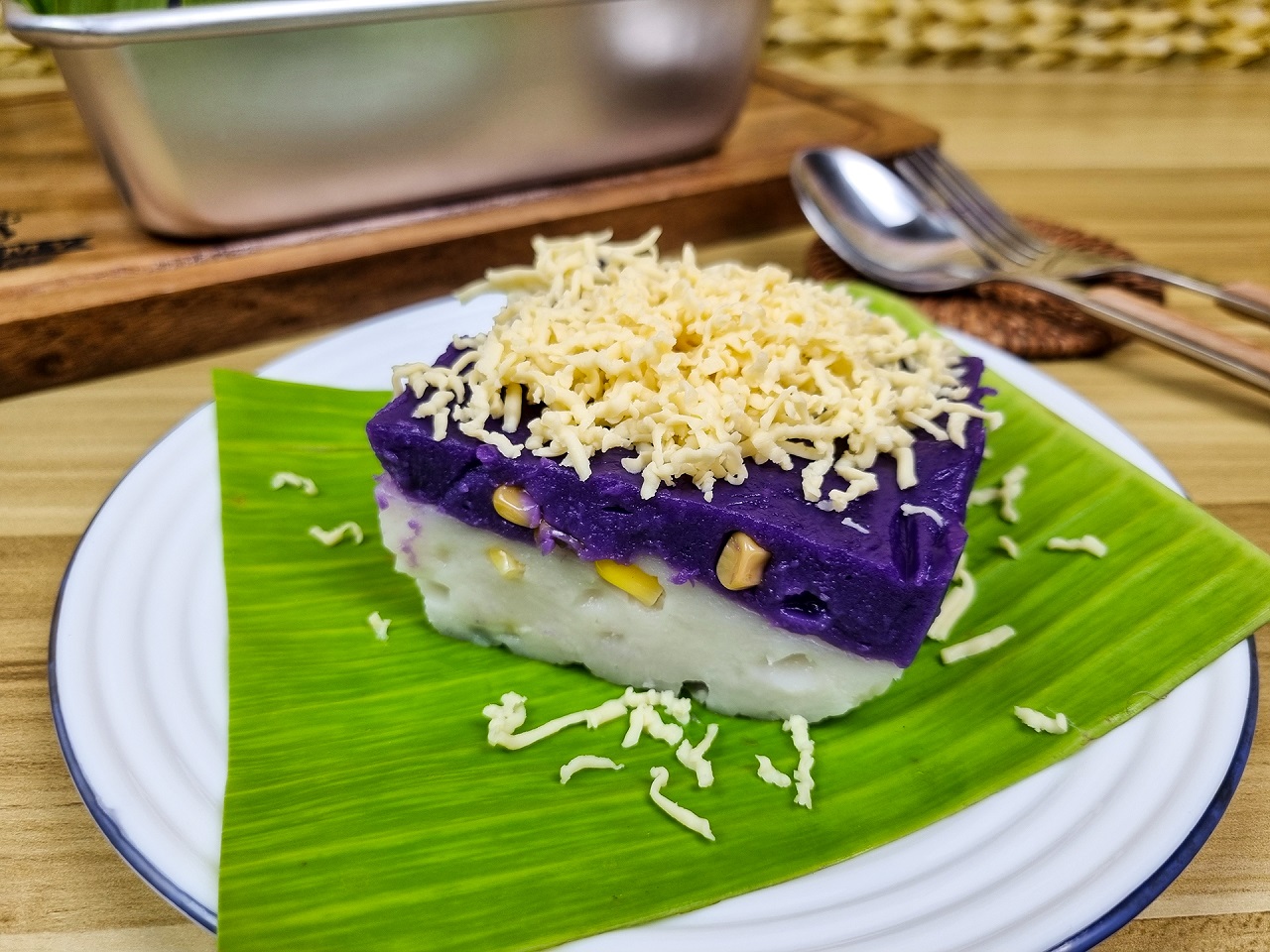 Ube Maja Blanca - Yummy Kitchen