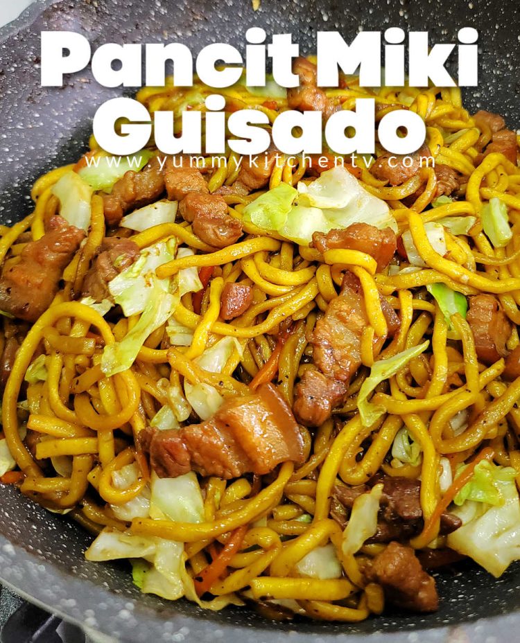 Pancit Miki Guisado: A Hearty Filipino Noodle Dish - Yummy Kitchen