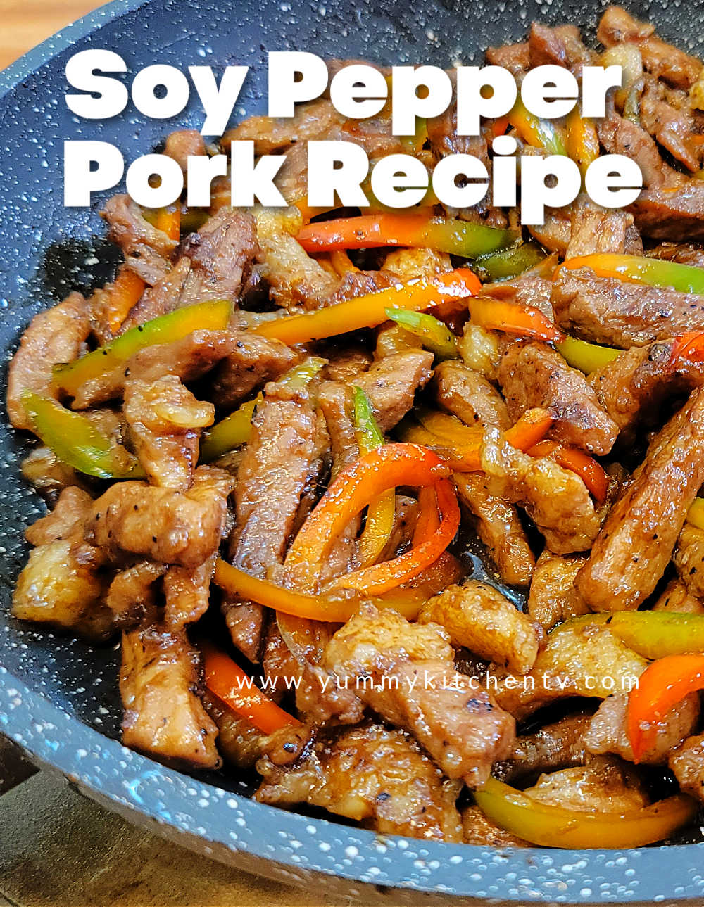 Soy Pepper Pork - Yummy Kitchen